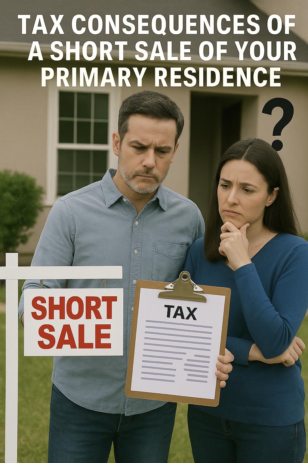 Tax Consequences of a Short Sale of Your Principal Residence. – Your #1 ...